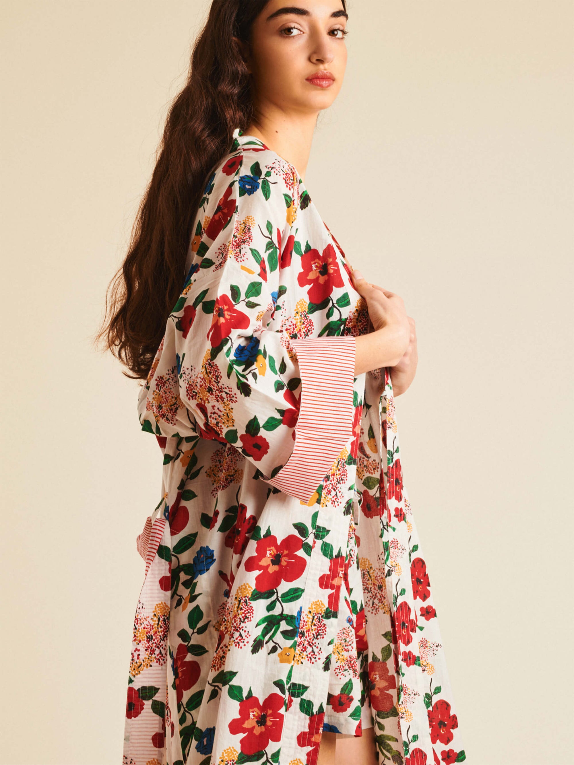 Hibiscus long kimono - Lucas du Terre – Lucas du Tertre